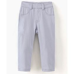 Babyhug Full Length Jeggings Solid - Blue - 4-5Y Blue