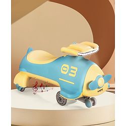 Babyhug Baby Magic Premium Aero Kids Magic Swing Car With Music Lights ...